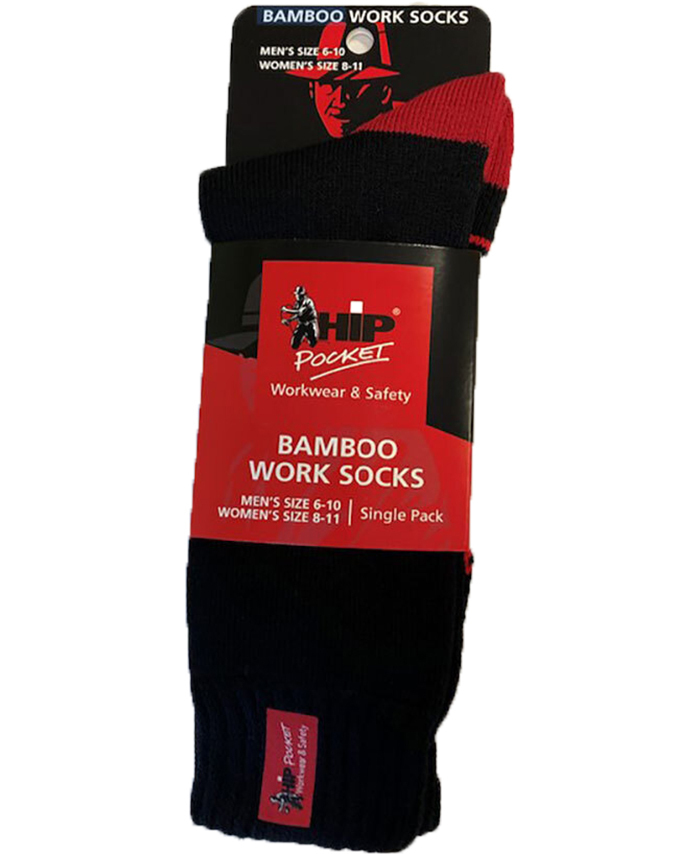 Bamboo Textiles Hip Pocket - 3 Yarn Work Sock | Workwear Socks in ...