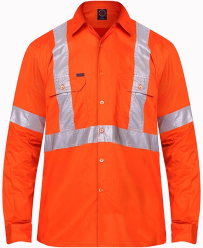 Open Front with 3M 8910 Reflective Tape - Ritemate Workwear