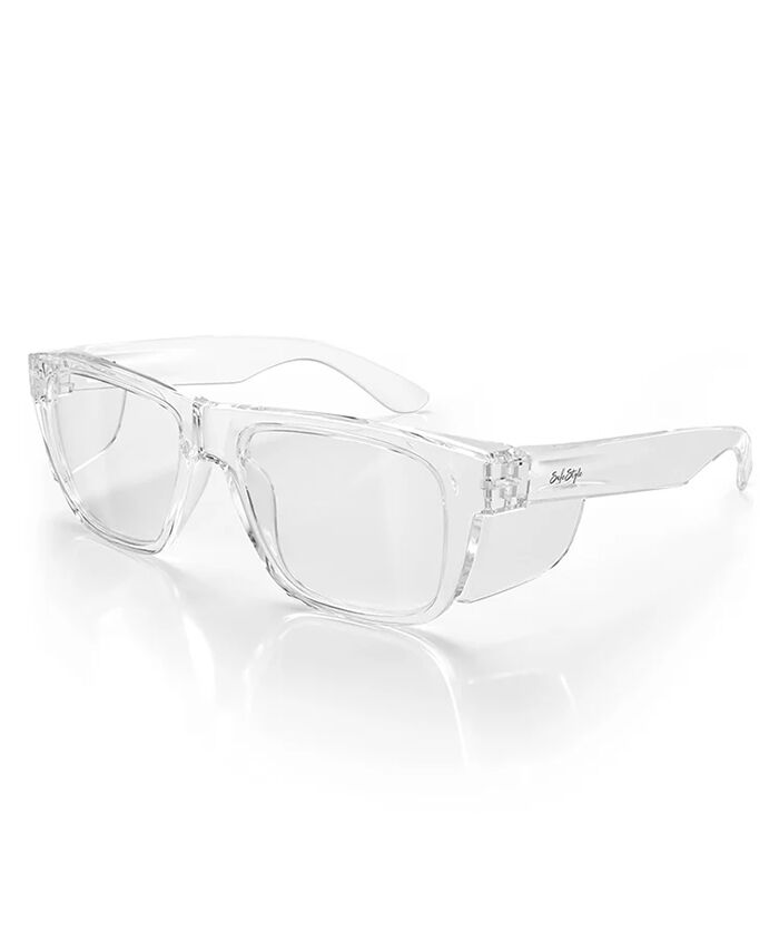 Fusions XL Clear Frame Clear Lens - SafeStyle