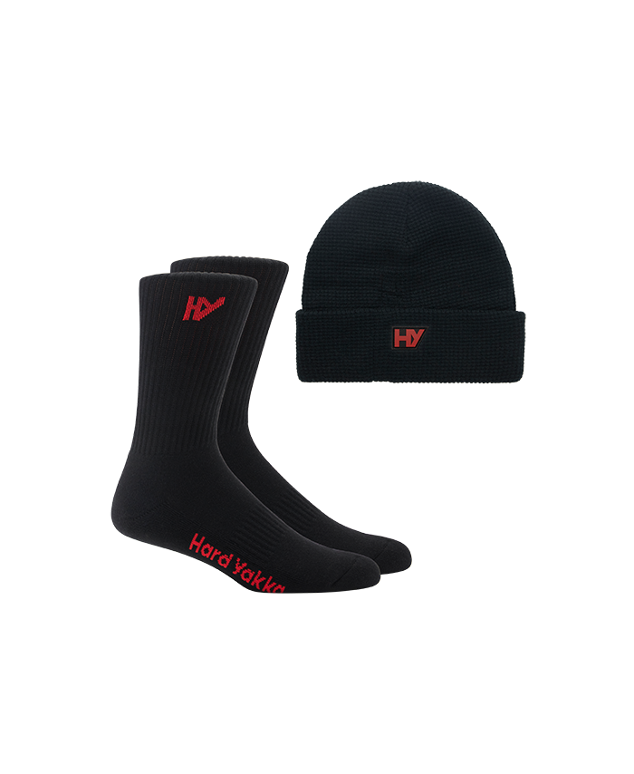 Red Collection - 2PK SOCK BEANIE BUNDLE PACK